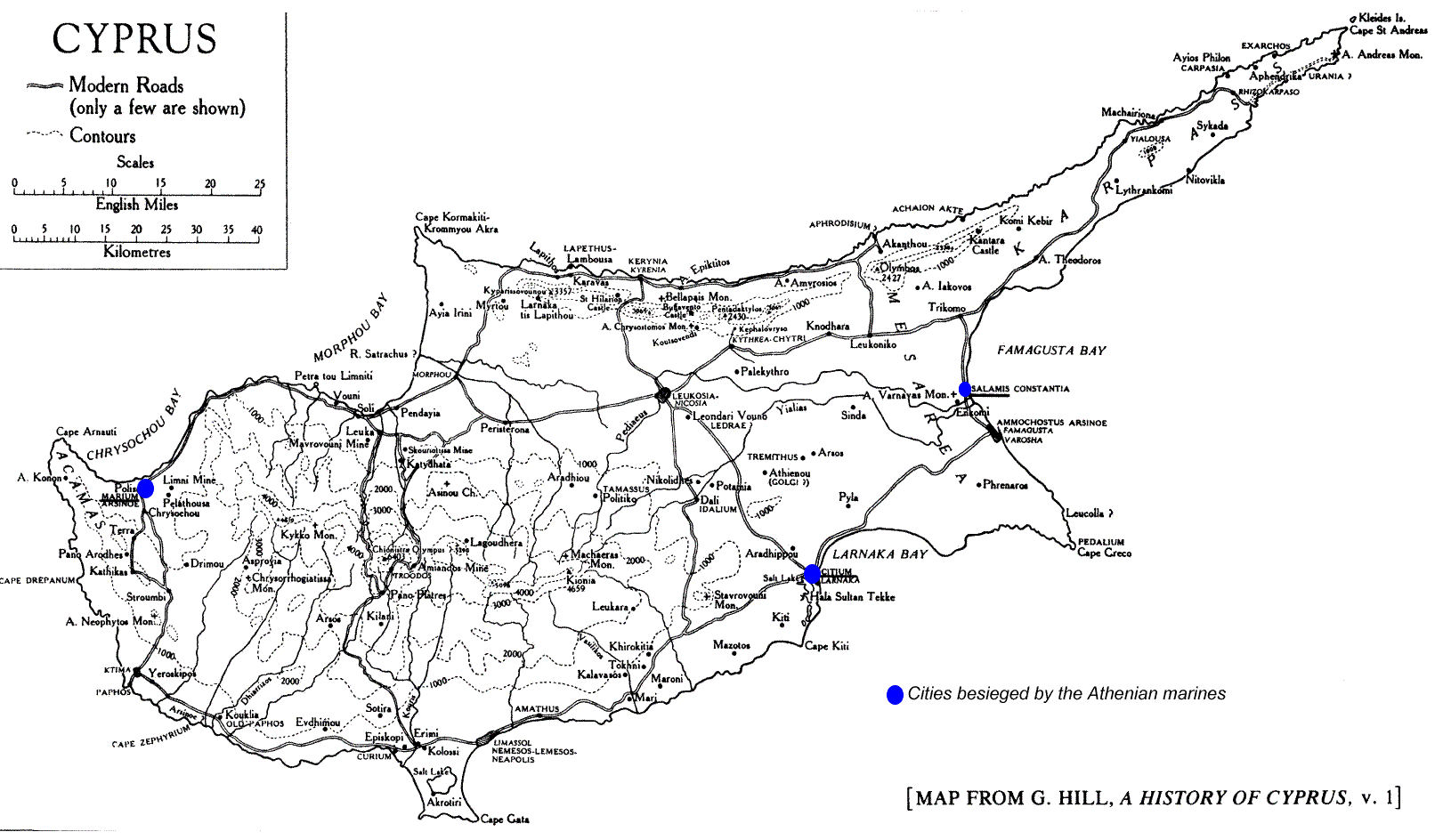 Battle of Salamis, Cyprus